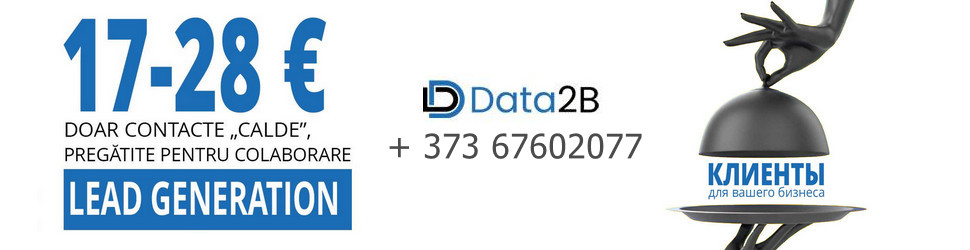 Data2B - cea mai buna baza gratuita B2B din Moldova